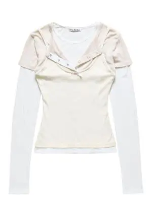 Acne Studios Layered Long-sleeve Shirt - White
