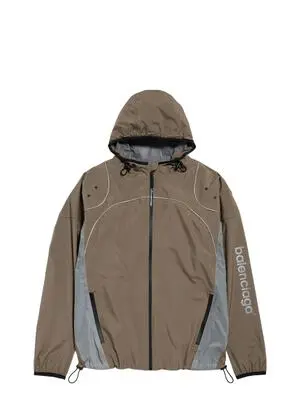 Balenciaga Techwear Zip-up Jacket - Grey