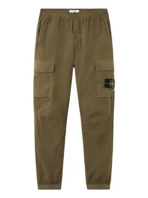 STONE ISLAND STONE ISLAND Cargo Pants With Vertical Zip Hand Pockets And Flap Bellows Pockets