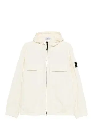STONE ISLAND STONE ISLAND Hooded Zip Jacket With Reinforced Contour
