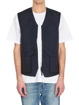 Stone Island STONE ISLAND Zip-Up Vest With Flap Pockets Blu