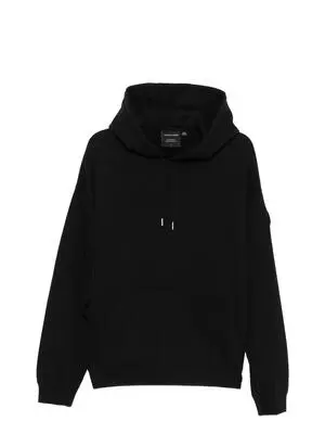 Canada Goose Cotton Hoodie With Drawstring Hood And Kangaroo Pocket - Nero