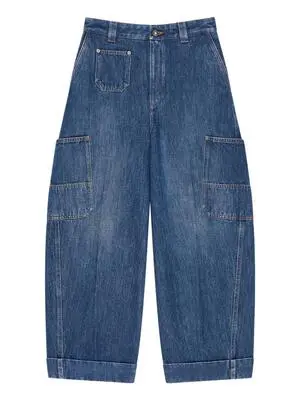 Givenchy Cotton Ankle-length Trousers - Blu