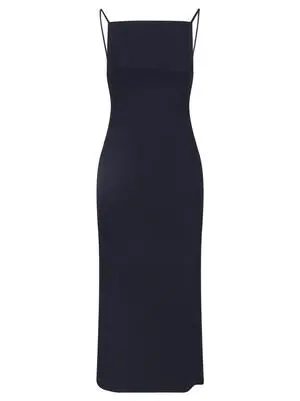 Givenchy Sleek Stretch Viscose-blend Dress - Black