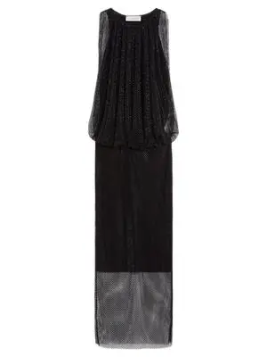 Sportmax Sleeveless Bubble-waist Dress - Nero