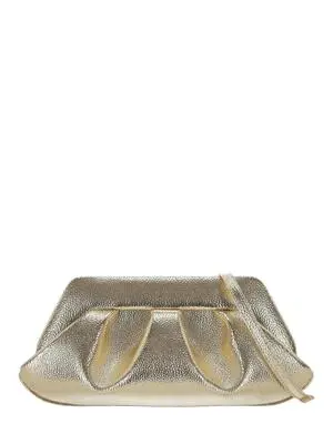THEMOIRE THEMOIRE Mini Leather Crossbody Bag Oro