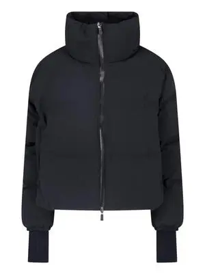Herno Down Padded Knit-edge Jacket - Black