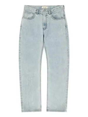 ENTIRE STUDIOS Front-button And Zip Five-pocket Jeans With Belt Loops - Blu