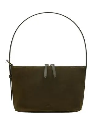 A.p.c. 17 Cm Mini Leather Top-handle Zip Shoulder Bag - Verde