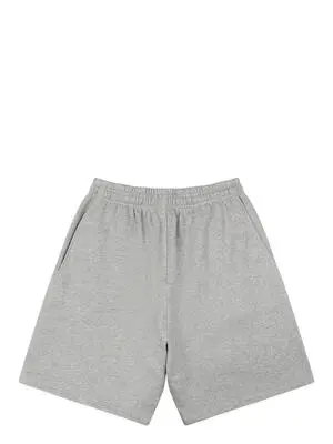 ENTIRE STUDIOS Cotton Drawstring Waist Shorts - Grigio