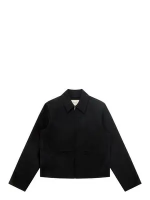 ENTIRE STUDIOS Zip-up Cotton-nylon Jacket - Nero