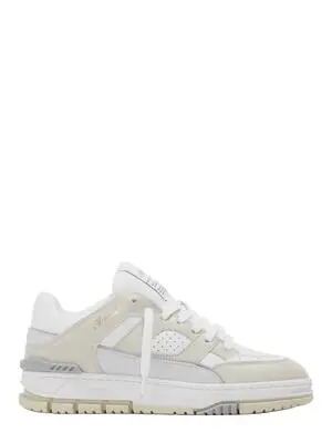 Axel Arigato Leather Sneakers With Expanded Rubber Sole - Bianco