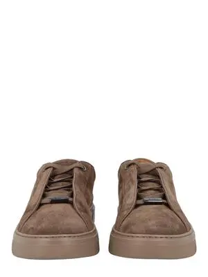 BOSS BOSS Suede Lace-Up High-Top Sneakers