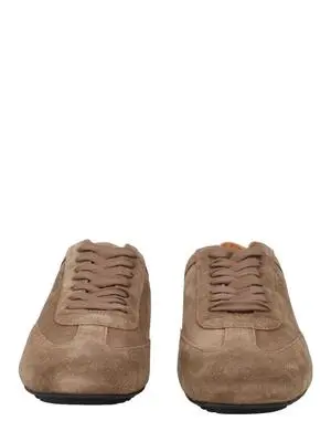 BOSS Suede Lace-up Sneakers - Brown