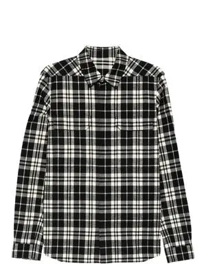 Rick Owens Chest Pocket Long-sleeve Shirt With Button Cuffs - Nero