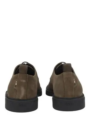 BOSS Leather And Rubber Loafers - Green