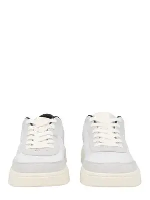 Hugo Low-top Sneakers With Chunky Rubber Outsole - White