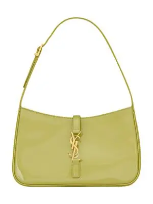 Saint Laurent Mini Shoulder Bag With Cassandre Hook Closure - Verde