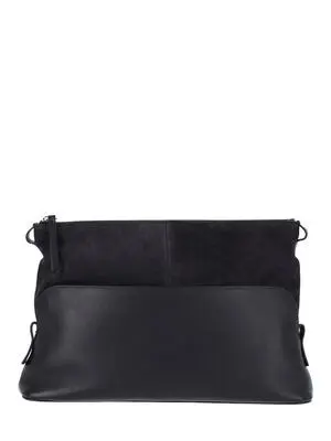 MAISON MARGIELA Style Mini Bovine Leather Shoulder Bag - Black