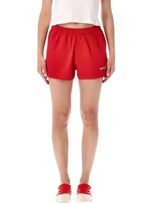 Sporty & Rich SPORTY & RICH Mini Shorts Ruby White