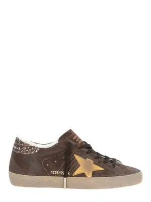 GOLDEN GOOSE GOLDEN GOOSE Superstar Suede Sneakers With Sequins