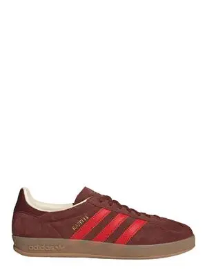 Adidas Suede Lace-up Sneakers With Leather Accents - Marrone