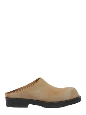 MAISON MARGIELA Suede Leather Mules - Beige