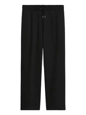 Hugo Relaxed-fit Sweatpants In Cotton Terry - Black