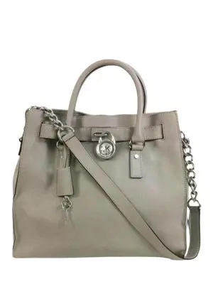 Michael Kors Hamilton Chain Tote Bag - Grey