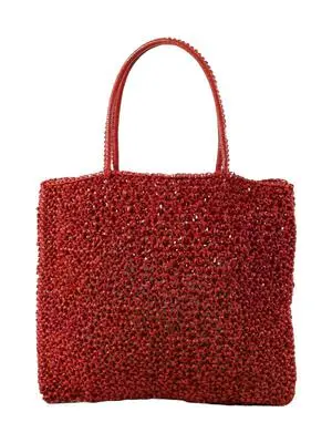 ANTEPRIMA Woven Tote Bag - Red