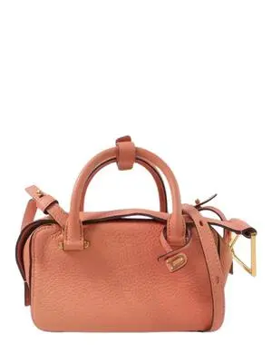 Delvaux Box Nano Leather Mini Bag - Pink