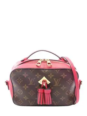 LOUIS VUITTON 2018 Saintonge Monogram Shoulder Bag - Brown