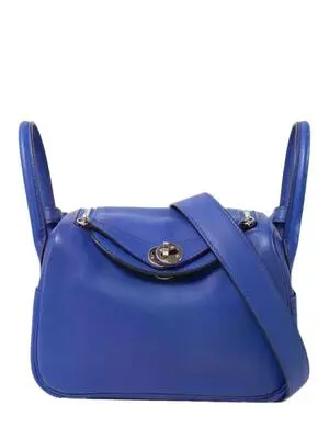Hermès Mini Lindy Tote Bag - Blue