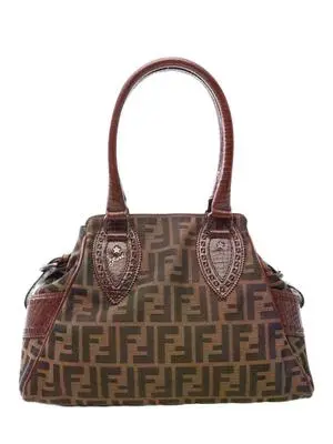 Fendi 2000s Etnico Zucca Tote Bag - Brown