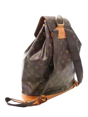 LOUIS VUITTON 1995 Montsouris Gm Monogram Backpack - Brown