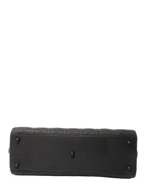 Dior Large Cannage Lady Tote Bag - Black