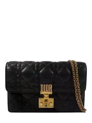 Dior Addict Cannage Cross Body Mini Bag - Black