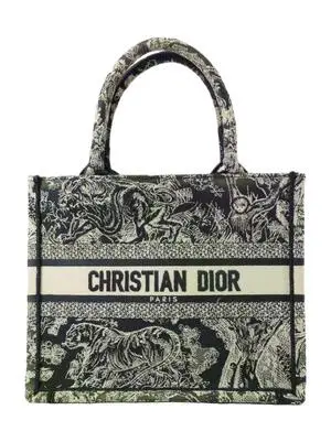 Dior Small Book Tote Oblique Tote Bag - Blue