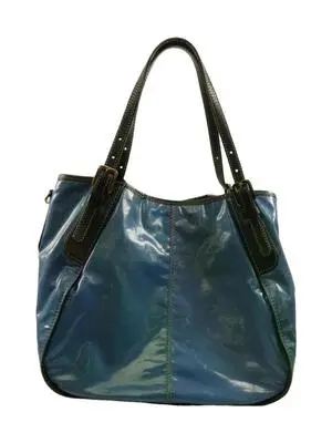 TOD'S Logo-plaque Tote Bag - Blue