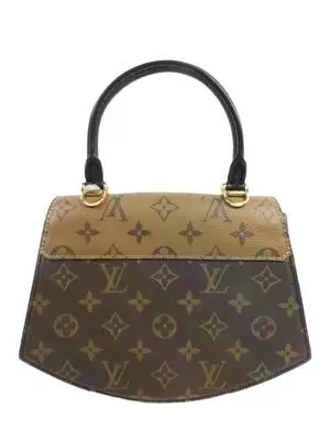 LOUIS VUITTON Louis Vuitton Tilsitt Monogram Reverse Tote Bag Brown