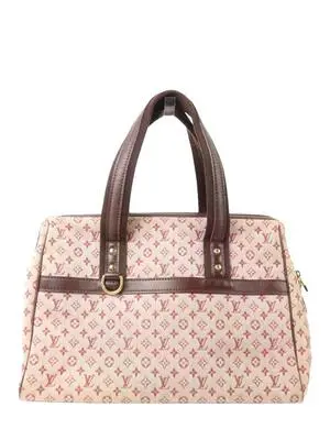LOUIS VUITTON Louis Vuitton GM Josephine Monogram Mini Lin Tote Bag Pink