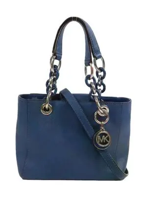 Michael Kors Chain-link Shoulder Bag - Blue