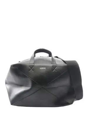 Loewe 2000s Puzzle Fold Tote Bag - Black