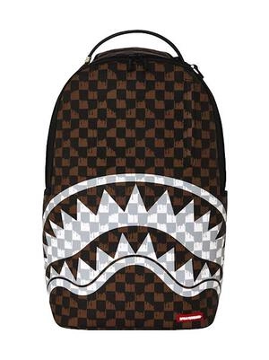 SPRAYGROUND Check Ghost Drip Backpack - Brown