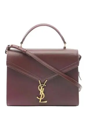 Saint Laurent Cassandre Leather Handbag - Red