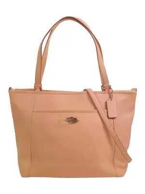 COACH VINTAGE Leather Shoulder Bag - Orange