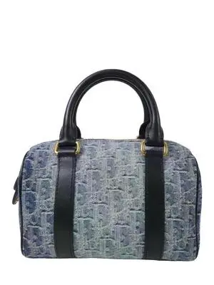 Dior Oblique Denim Tote Bag - Blue