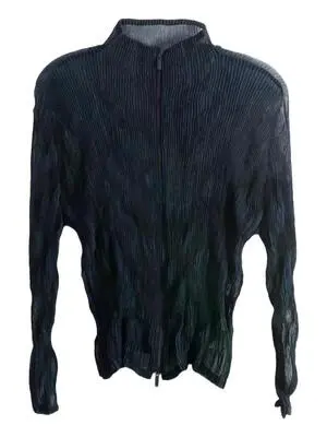 ISSEY MIYAKE Issey Miyake Chiffon Twist 1 Pleated Cardigan
