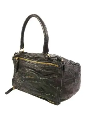 Givenchy Pandora Leather Shoulder Bag - Black