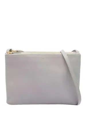 CELINE Celine Large Trio Leather Shoulder Bag